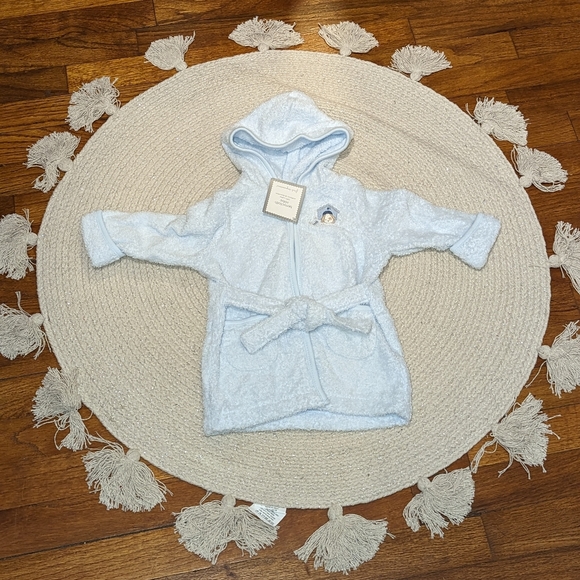 First Impressions | Pajamas | Baby First Impression Light Blue Terry ...